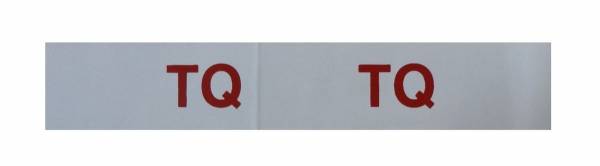 "TQ" Engine Code Decal