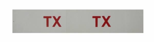 "TX" Engine Code Decal