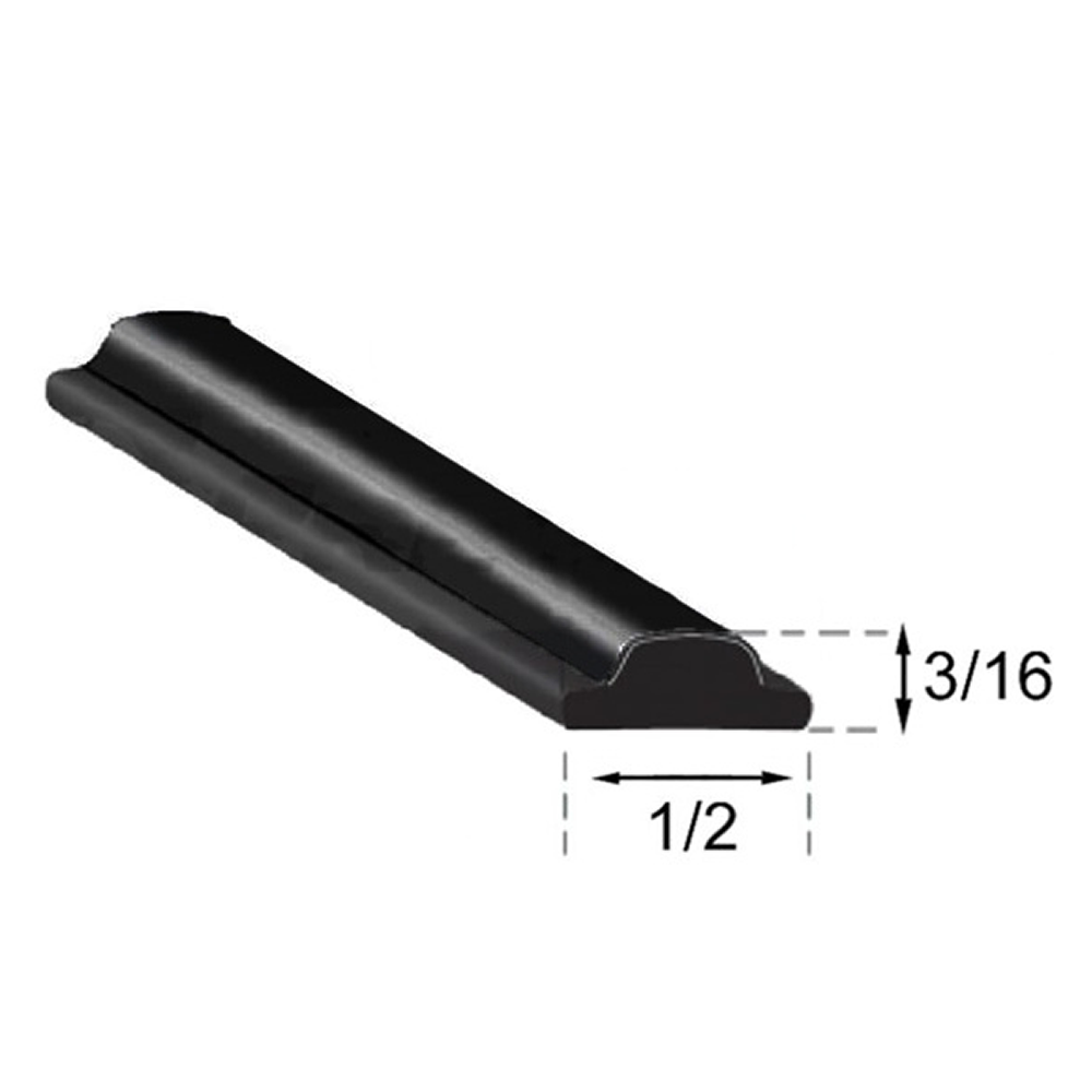 Restoration Parts Back Window Black Moulding Kit - 10-472X