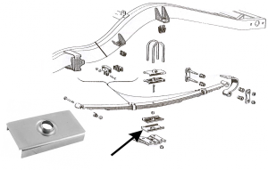 Rear Leaf Spring Retainer