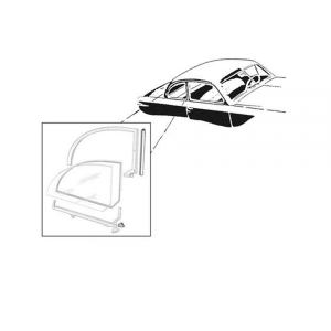 Quarter Window Leading Edge Seals