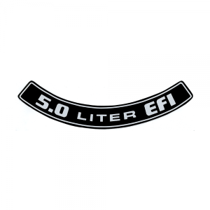 1984 Ford Restoration Parts Air Cleaner Decal - 5.0 Liter E.F.I. - DF0780