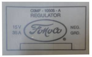 Voltage Regulator Decal