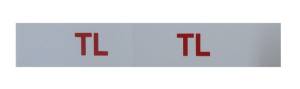 "TL" Engine Code Decal