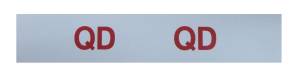 "QD" Engine Code Decal