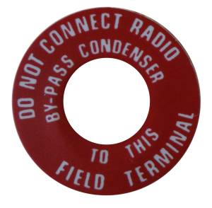 Generator Warning Tag