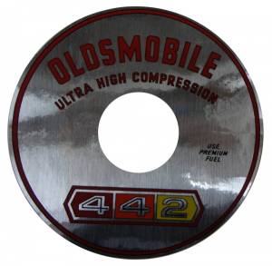 Oldsmobile Restoration Parts "442 Ultra High Compression" Air Cleaner ...