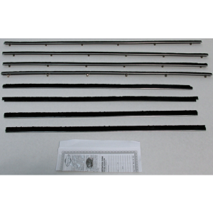 Beltline / Anti-Rattler Weatherstrip - 8 Piece Complete Kit