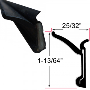 Window Channels & Sweepers / Fuzzies Beltline Weatherstrip - Also ...