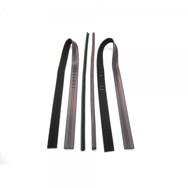 Door Glass Run Channel Kit - 4 pc. For Top / Back / Front