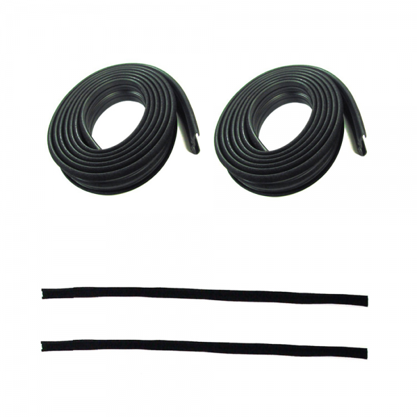 Chevy Restoration Parts Door Glass Run Channel Kit - For Front / Top ...