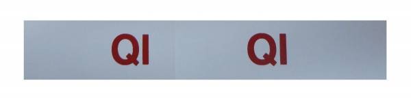 "QI" Engine Code Decal